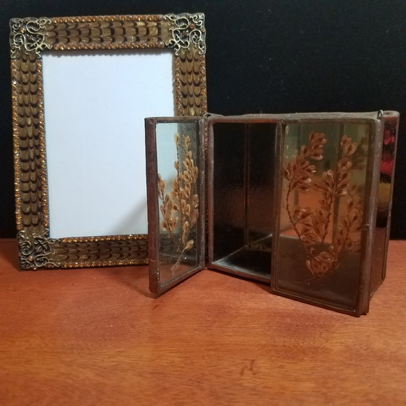 Handcrafted | Other | Vintage Stained Glass Trinket Box Frame | Poshmark